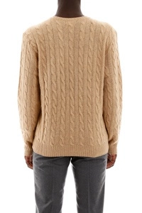 Polo Ralph Lauren Cable Knit Jumper With Embroidered Pony