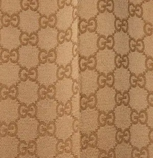 Gucci Gg Jacquard Elastic Waistband Pants - Camel