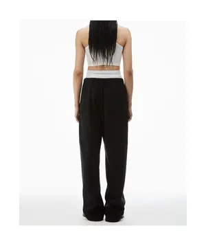 Alexander Wang Logo Decorated Stretch Sweatpants