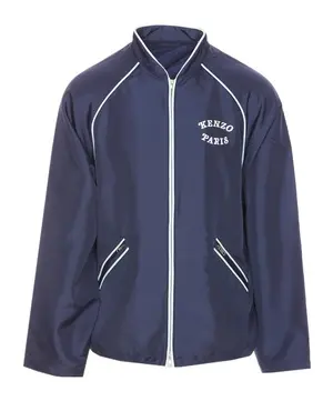 Kenzo Logo Printed Zip-up Jacket