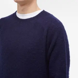 DRAKE'S LONDON Long-sleeved Crewneck Sweater