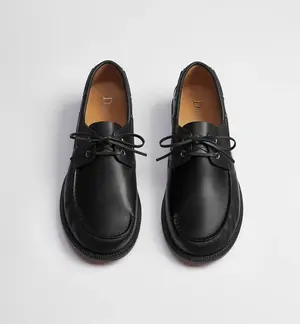 Dior Archie Boat Shoes - Black