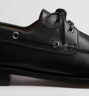 Dior Archie Boat Shoes - Black