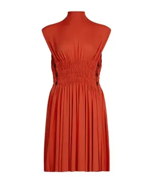 Alaïa Mini Déesse Dress - Red
