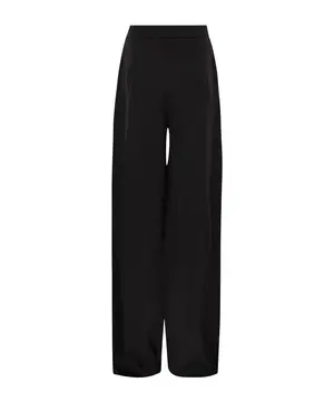 Max Mara Leti Wide Leg Trousers - Black