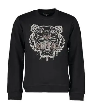 Kenzo Embroidered Tiger Sweatshirt - Black
