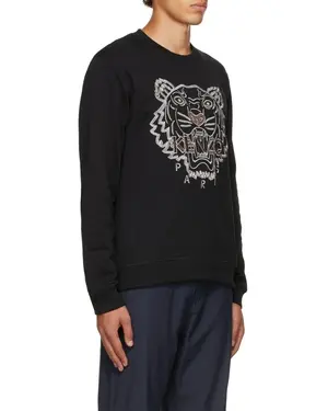 Kenzo Embroidered Tiger Sweatshirt - Black