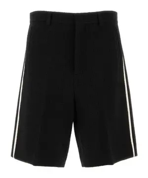 Gucci Side-stripe Bermuda Shorts - Black