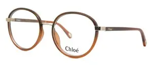 Chloé Round Frame Eyeglasses - Nude