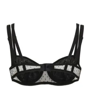 Dolce & Gabbana Dolce Gabbana Lace Balconette Bra - Black