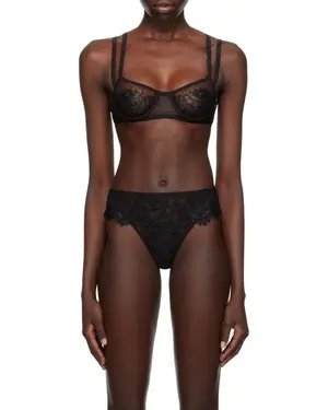 Dolce & Gabbana Dolce Gabbana Lace Balconette Bra - Black