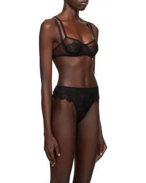 Dolce & Gabbana Dolce Gabbana Lace Balconette Bra - Black