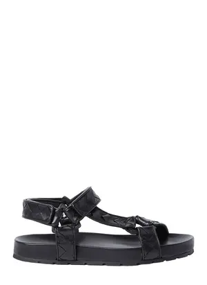 Bottega Veneta Woven Leather Trip Slingback Sandals