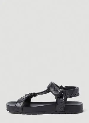 Bottega Veneta Woven Leather Trip Slingback Sandals