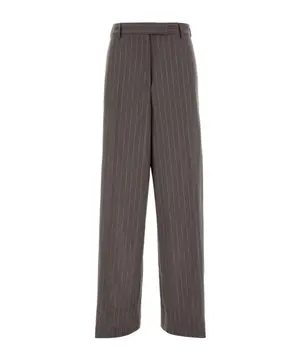 Dries Van Noten Pinstriped Wide-leg Trousers