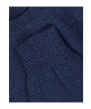 Comme Des Garçons Crewneck Knitted Jumper - Blue