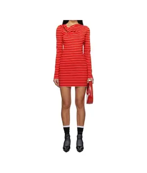 MSGM Striped Jersey Dress