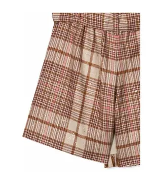 Brunello Cucinelli Plaid Wrap Shorts
