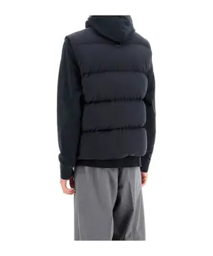 Moose Knuckles Logo Patch Reversible Down Vest