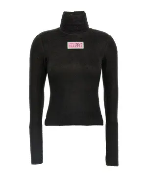 MAISON MARGIELA Turtleneck Fur-effect Jumper
