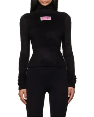 MAISON MARGIELA Turtleneck Fur-effect Jumper