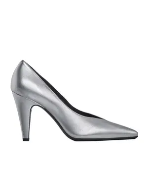 Alaïa Cone Heel Slip-on Pumps - Silver
