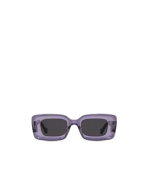 Loewe Full Frame Rectangle Sunglasses - Black