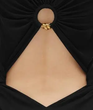 Bottega Veneta Sleeveless Maxi Dress With Knotted Detail
