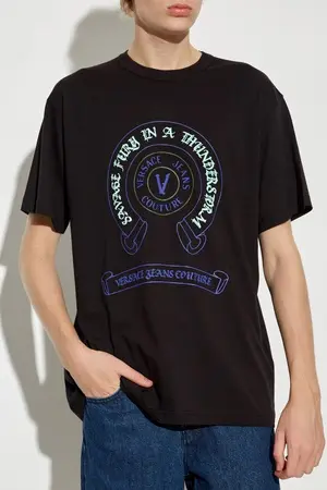 Versace Logo Print T-shirt