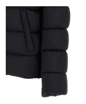 Herno Logo Plaque Padded Jacket - Black
