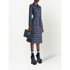 Etro Logo Embroidered Floral Jacquard Clutch Bag