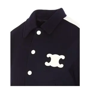 Celine Triomphe Double Face Cashmere Teddy Jacket