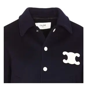 Celine Triomphe Double Face Cashmere Teddy Jacket