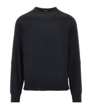 Herno Ribbed Crewneck Knitted Jumper