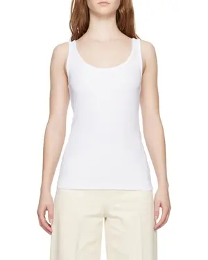 TOTEME Scoop-neck Fine-ribbed Tank Top