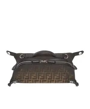 Fendi Ff Jacquard Eclissi Siesta Small Clutch Bag