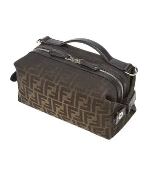 Fendi Ff Jacquard Eclissi Siesta Small Clutch Bag