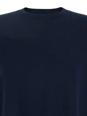 Max Mara Crewneck Long-sleeved Jumper - Blue