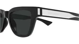 Saint Laurent Jacques Rectangular Sunglasses - Black