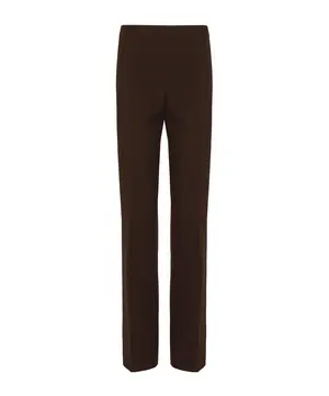 FERRAGAMO Straight Leg Tailored Pants - Black