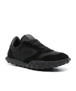 JIL SANDER Lace-up Almond Toe Sneakers - Black