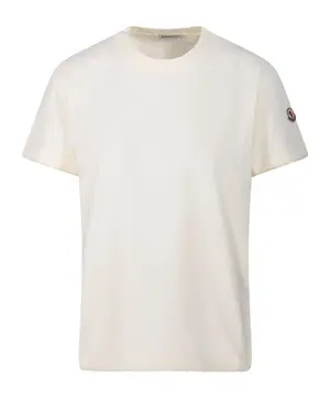Moncler Logo Patch Crewneck T-shirt