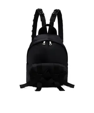 Simone Rocha Beaded Flower Embellished Backpack