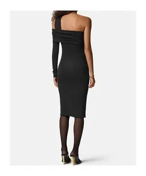 Versace One-shoulder Cut-out Dress