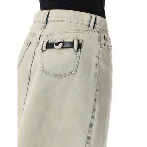 Coperni Asymmetrical Denim Skirt