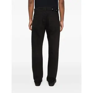 Stone Island Straight-leg Jeans With Logo Badge