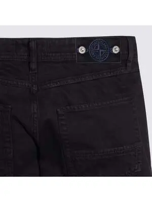 Stone Island Straight-leg Jeans With Logo Badge