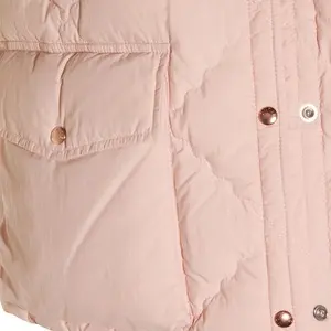 Moncler Quilted Down Gilet - Nude