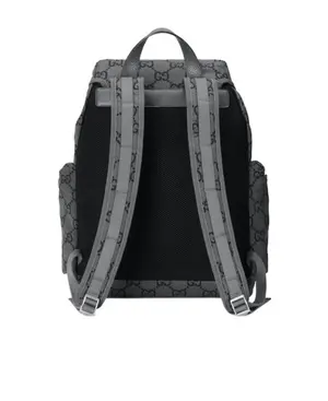 Gucci Large Gg Backpack - Gray