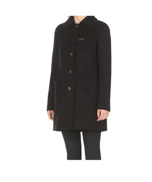 FAY Long Sleeved Coat With Button Closure And Patch Pockets